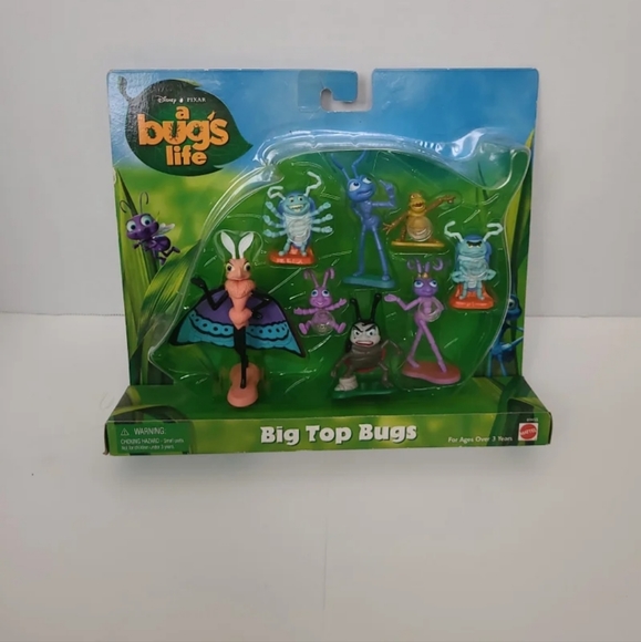 Mattel | Toys | Disneypixar A Bugs Life Bigtop Bugs Action Figures 998 ...